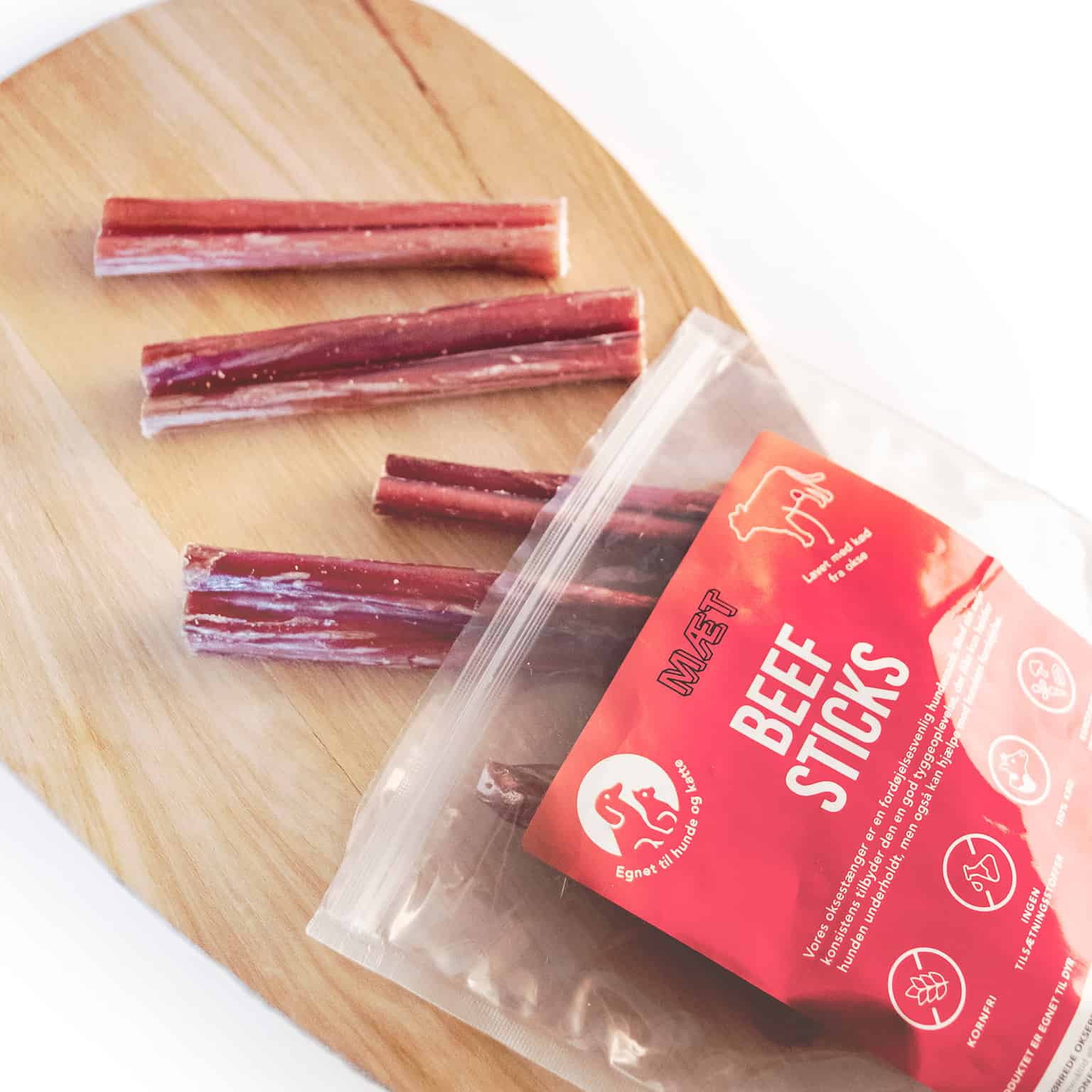 Naturlige Beef Sticks til Hunde | Sund og Velsmagende Energi